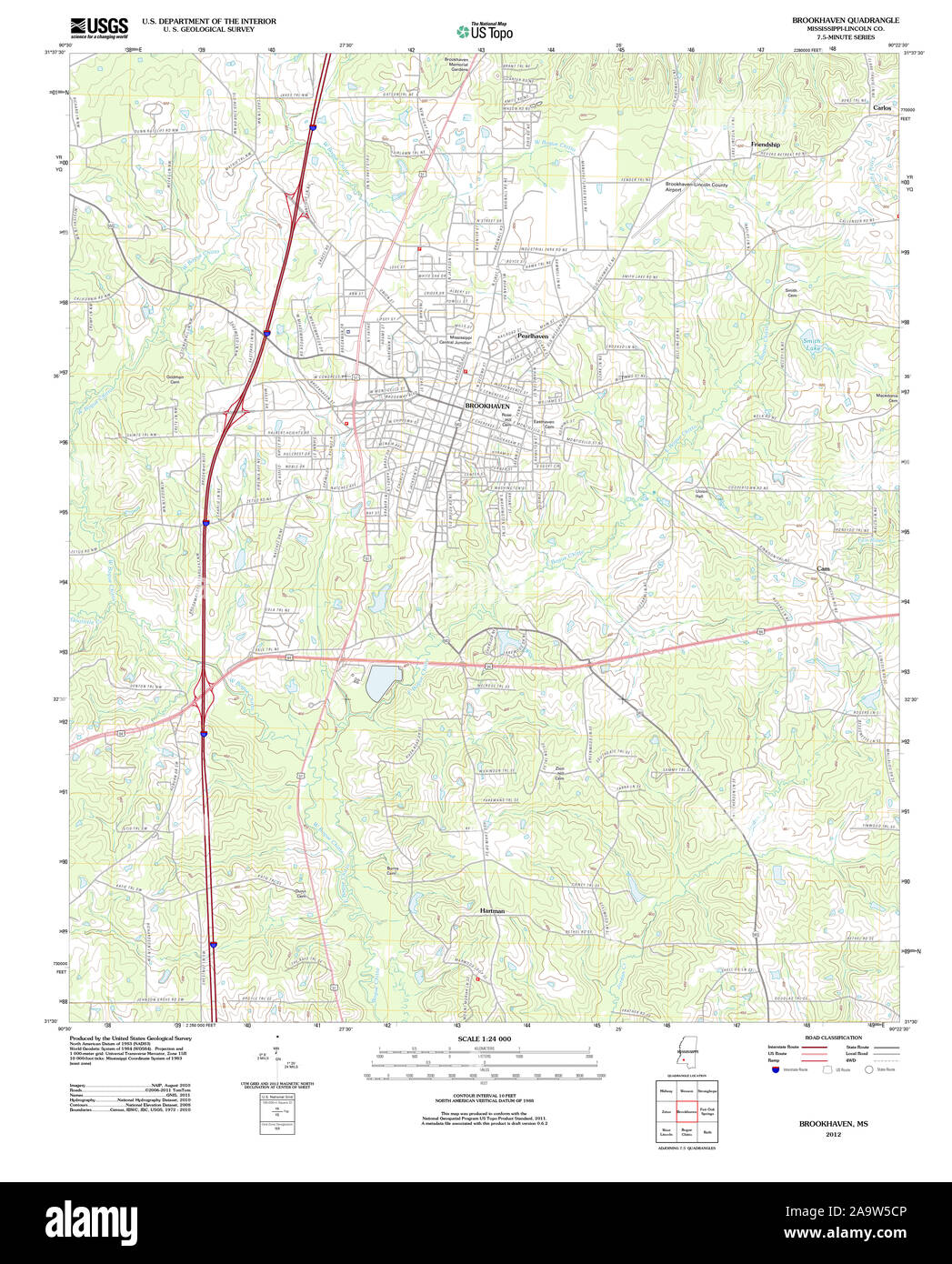Map of brookhaven Cut Out Stock Images & Pictures - Alamy