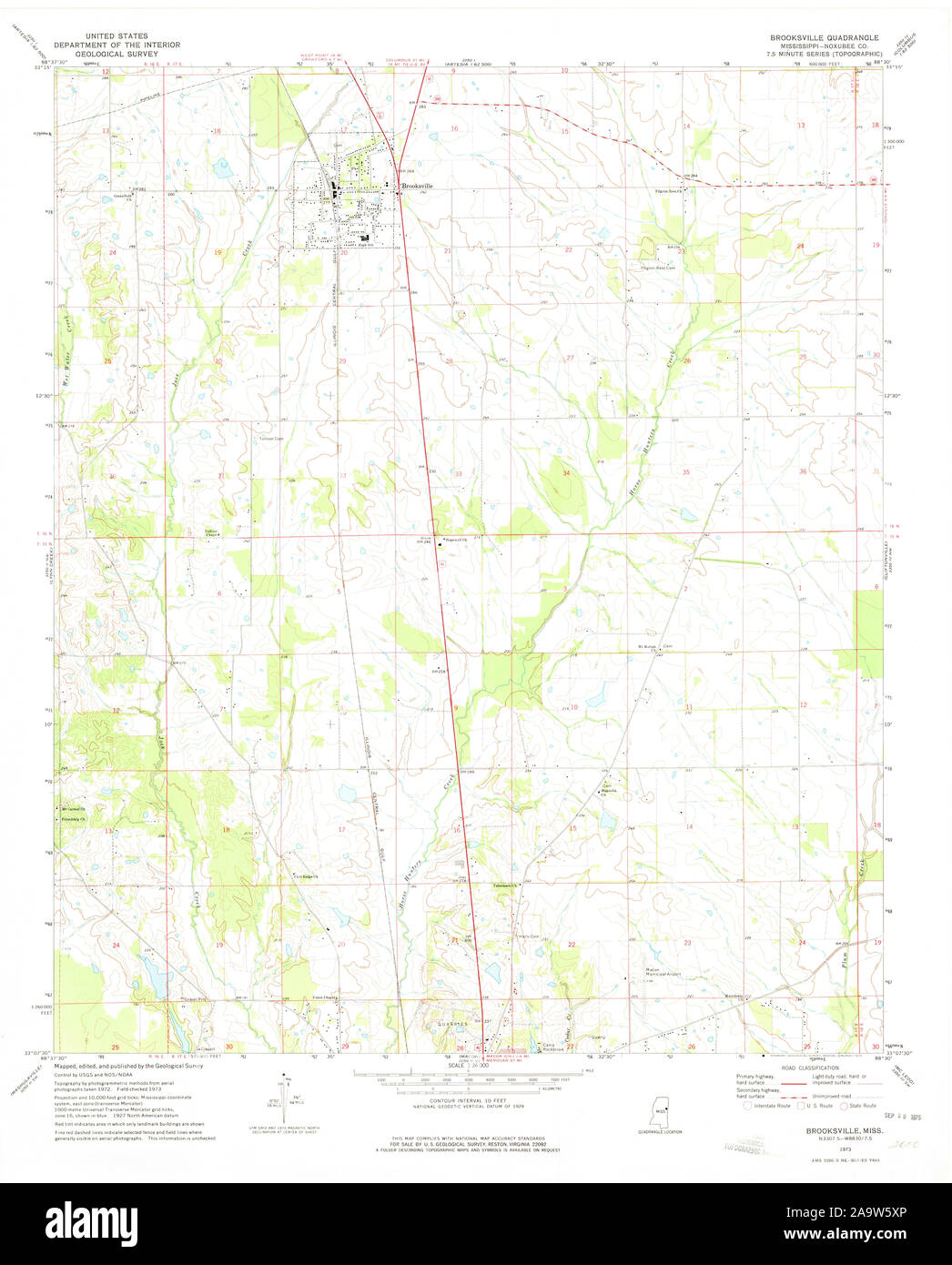 Brooksville mississippi map hi-res stock photography and images - Alamy