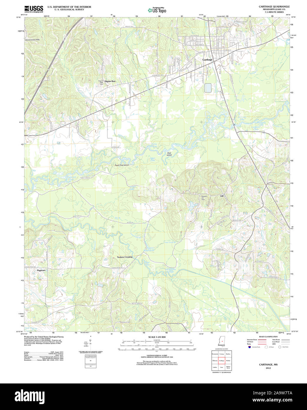 Carthage map Cut Out Stock Images & Pictures - Alamy