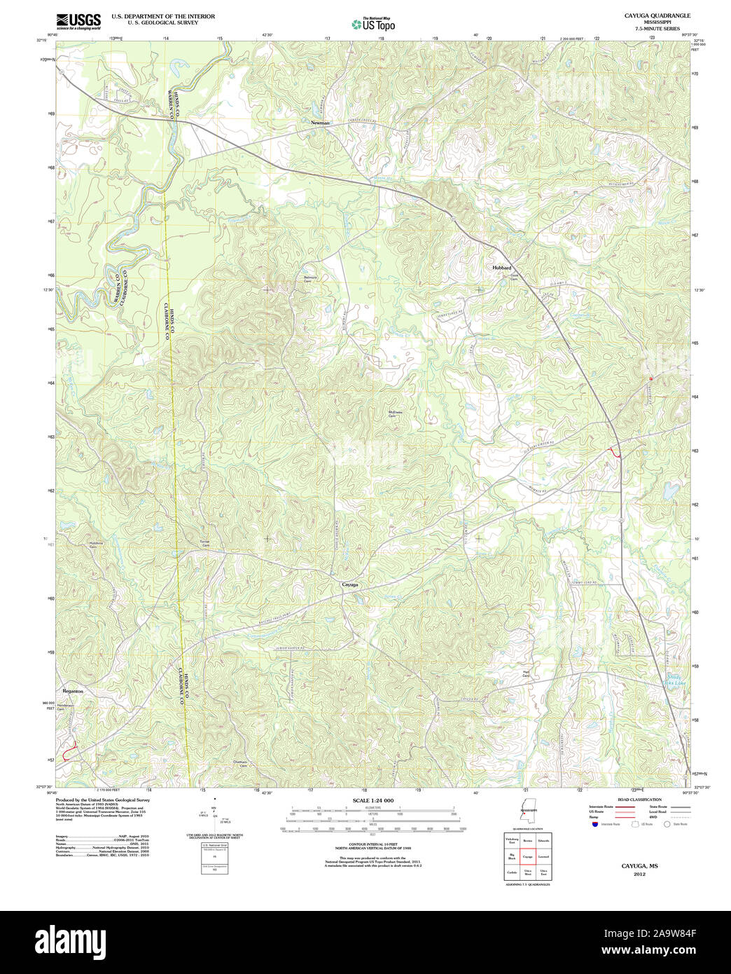 Cayuga map hi-res stock photography and images - Alamy