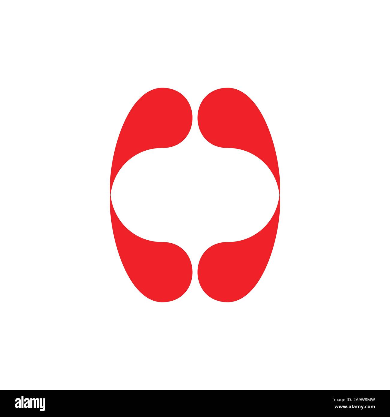 clear geometric design concept unique unusual logo vector Stock Vector ...