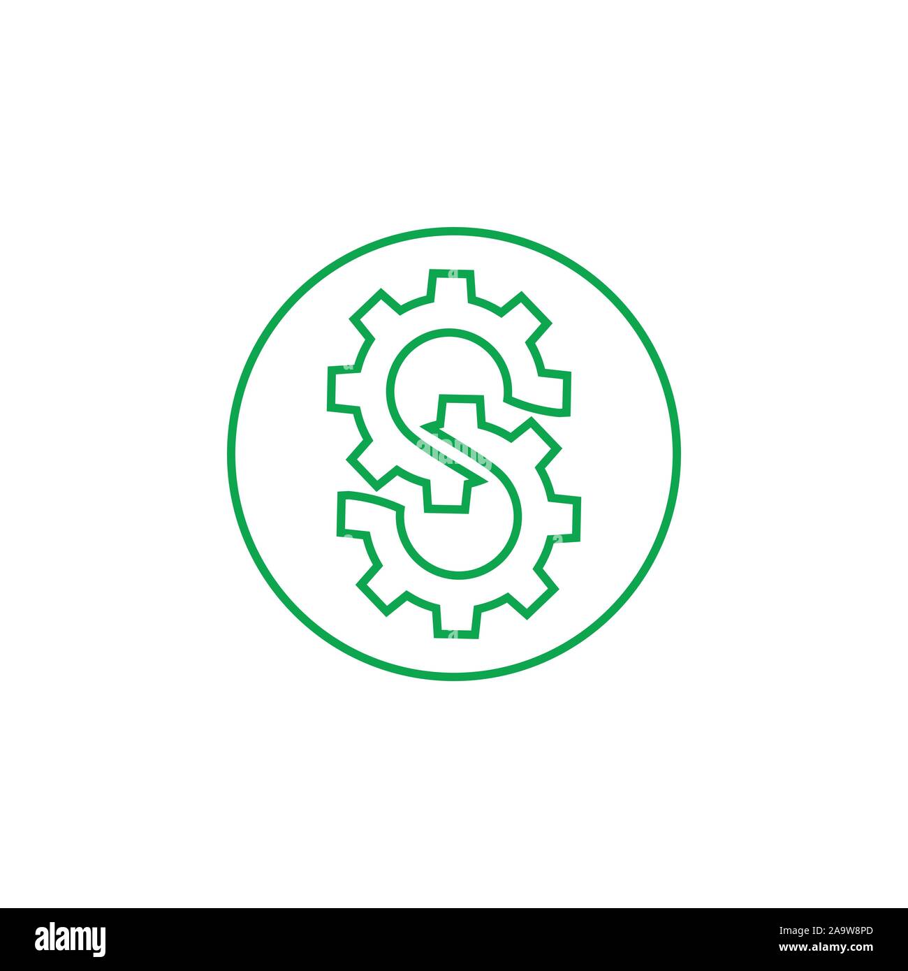 clear geometric design concept unique unusual logo vector Stock Vector ...