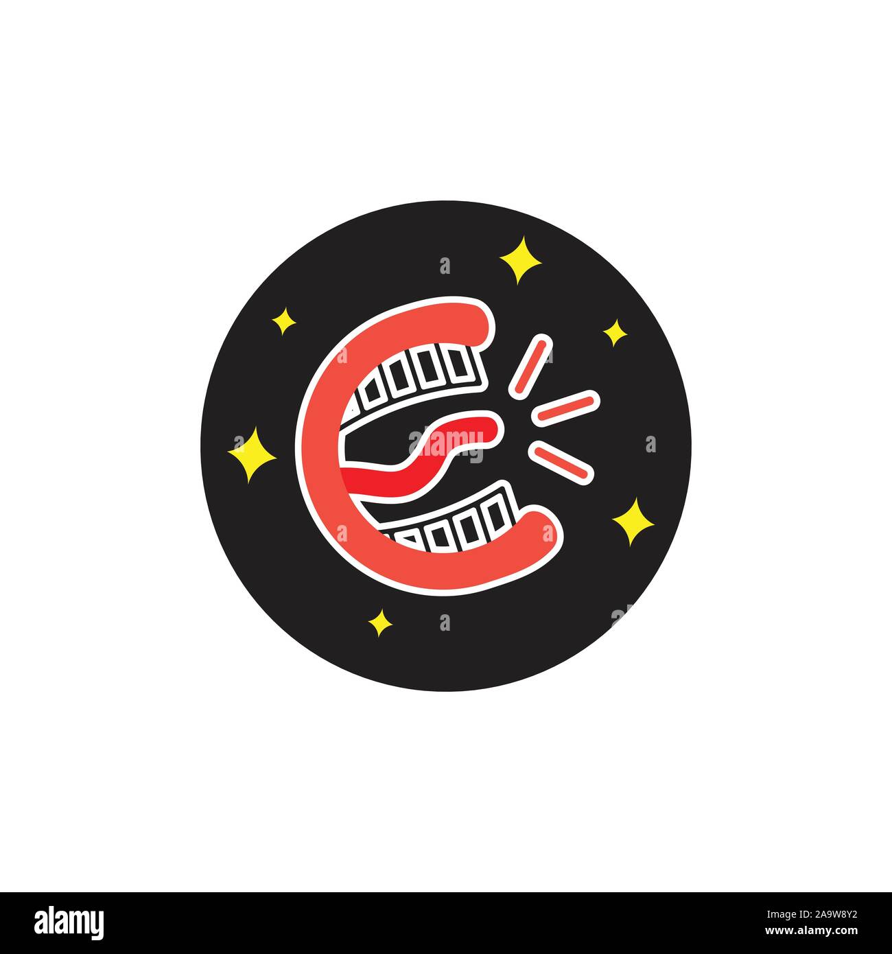 finance simple geometric clear logo vector Stock Vector Image & Art - Alamy