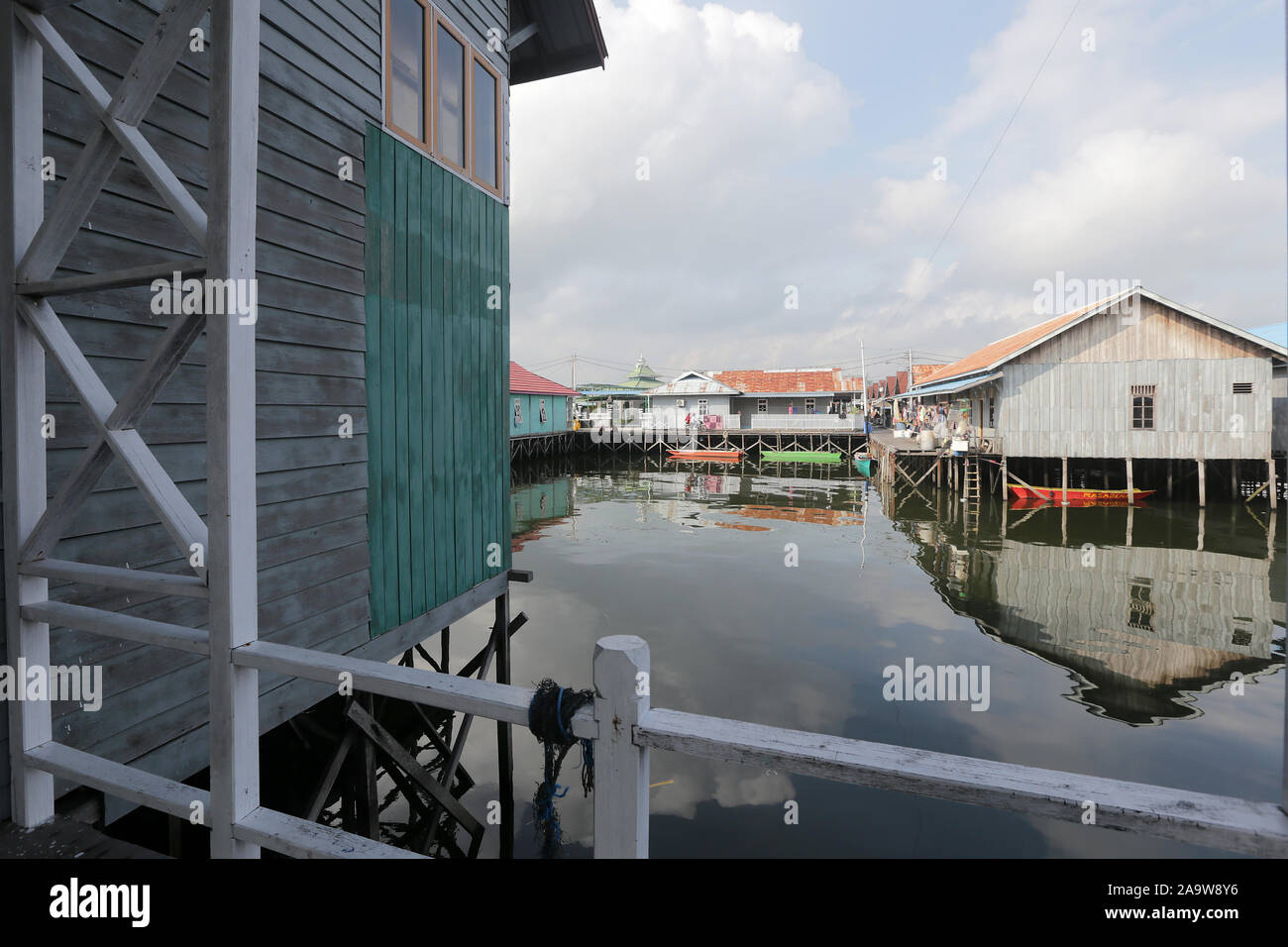 kampung Nelayan, Fisher Villages, in Kampung Selambai, Bontang, East ...