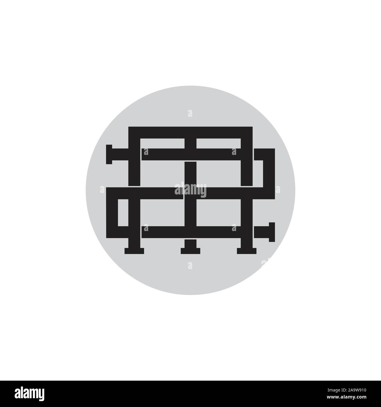 finance simple geometric clear logo vector Stock Vector Image & Art - Alamy