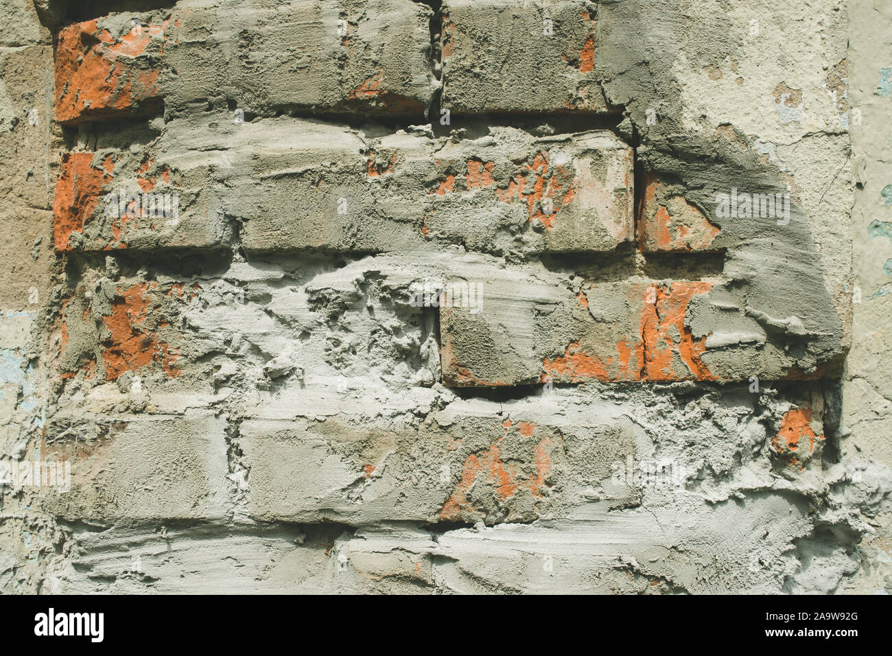 Texture Brick wall. Background of Wall fragment Stock Photo - Alamy