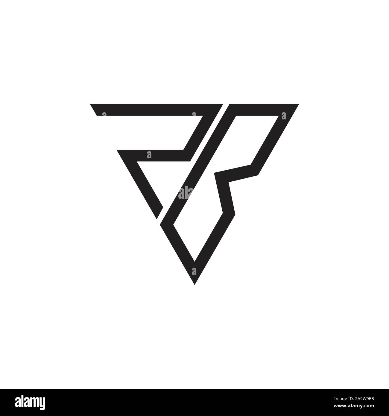 clear curves emblem logo decoration vector for your business Stock ...