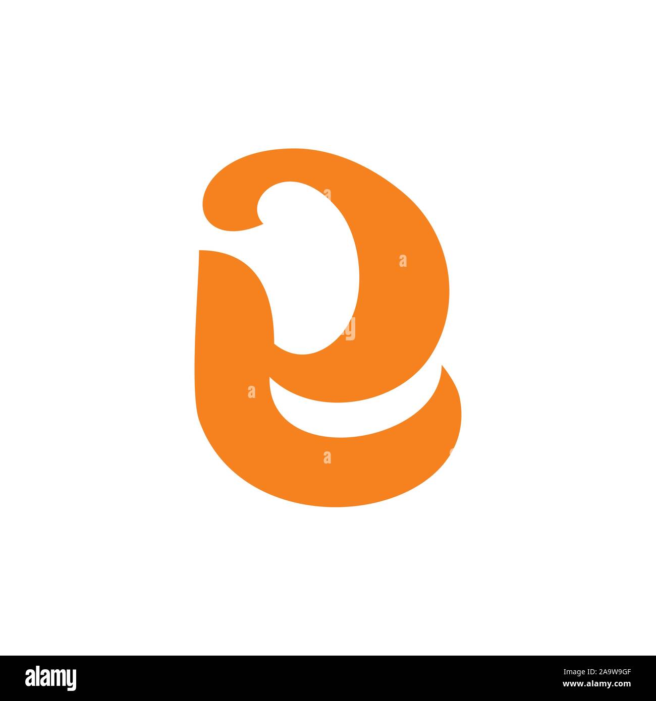 clear curves emblem logo decoration vector for your business Stock ...