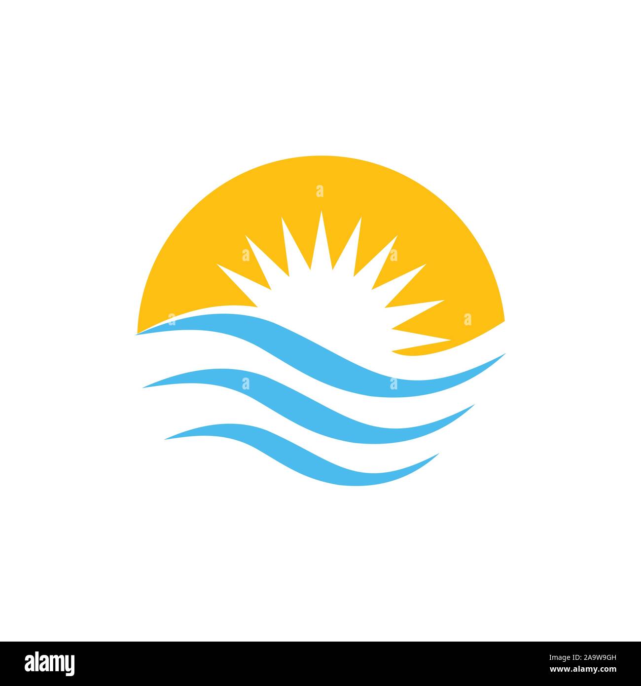 clear curves emblem logo decoration vector for your business Stock ...