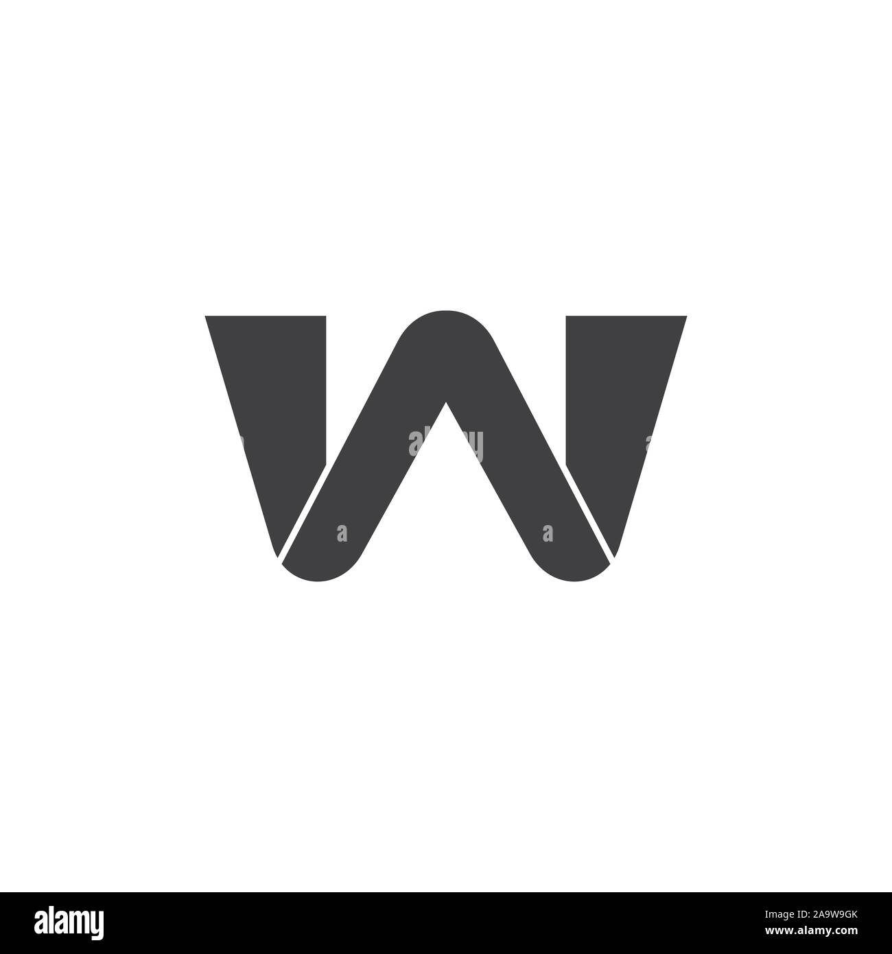 clear curves emblem logo decoration vector for your business Stock ...