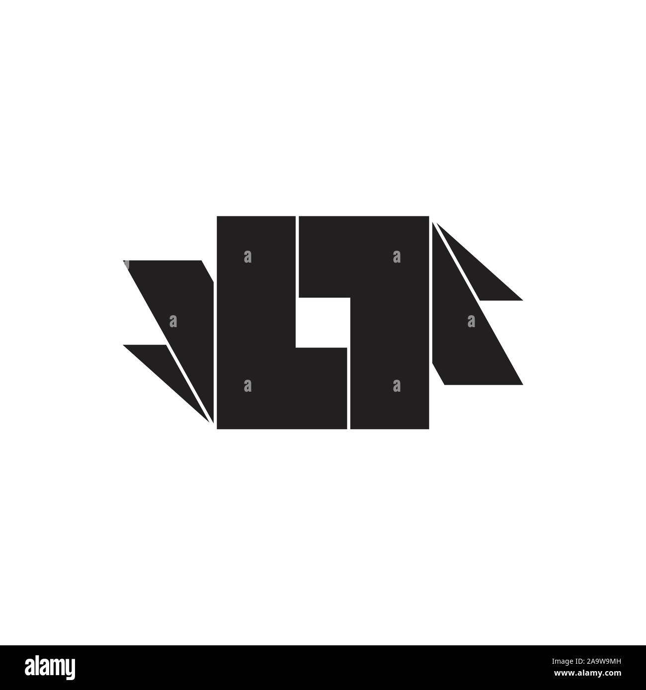 linked overlapping design vector concept for your business Stock Vector ...