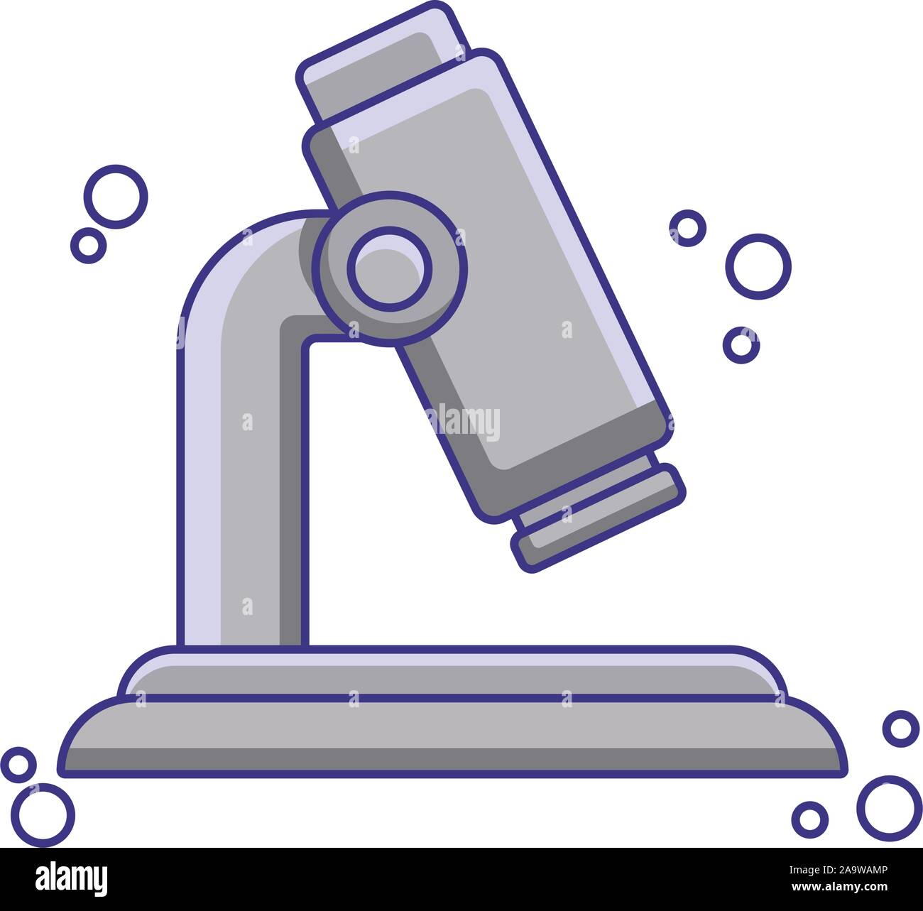 Science classroom microscope Cut Out Stock Images & Pictures - Alamy