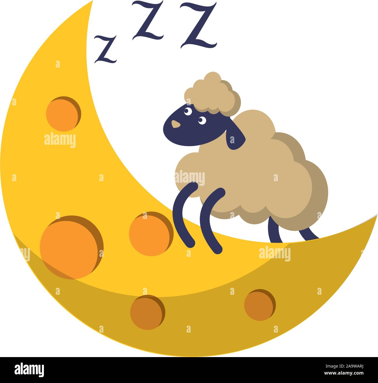 Simple sheep image Cut Out Stock Images & Pictures - Alamy