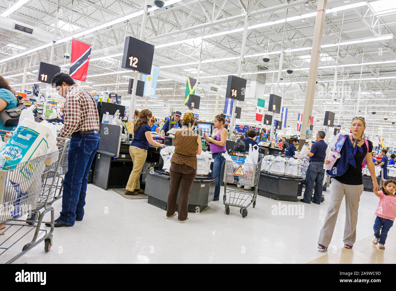 Walmart check out hi-res stock photography and images - Alamy