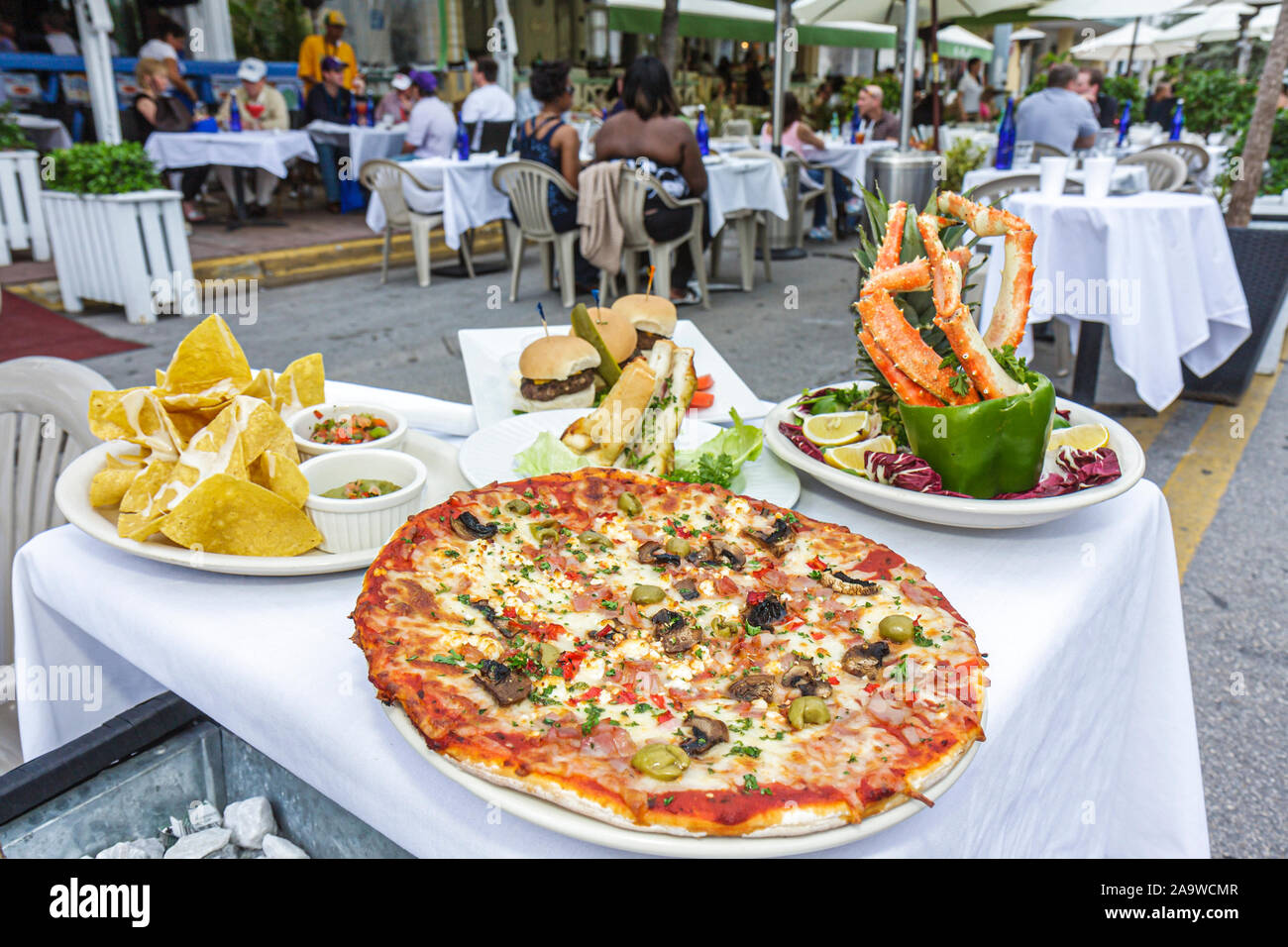 Miami Beach Florida,Ocean Drive,Super Bowl XLIV Week,NFL,football,al ...