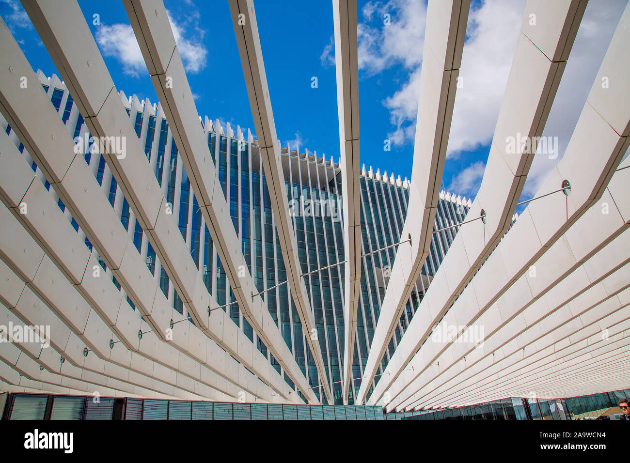 Lisbon, Portugal-May 20, 2019: Modern architecture of Lisbon, EDP ...