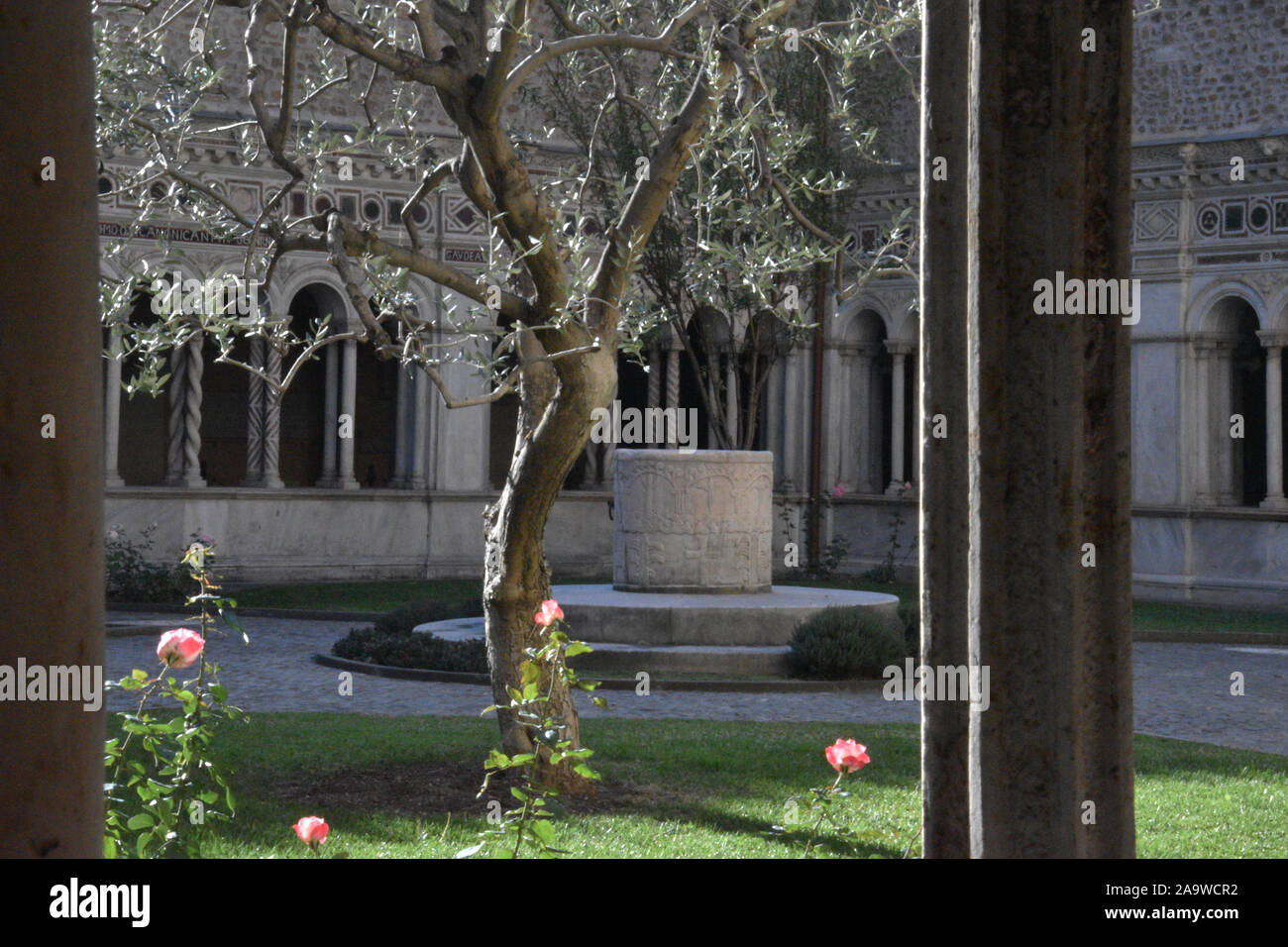 The monastery courtyard at the Cathedral of the Most Holy Savior and of ...