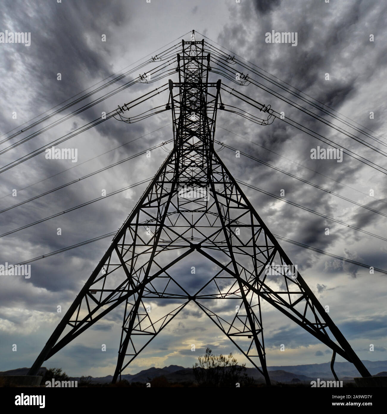 Power Pylons and Electricity transmission wires Stock Photo - Alamy