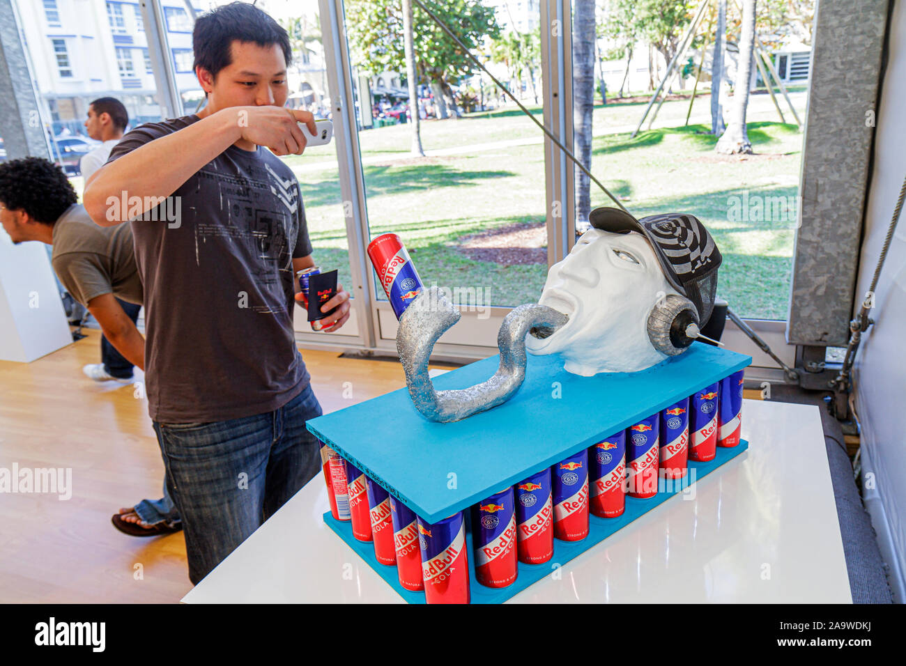 Miami Beach Florida,Ocean Drive,The Art of Can,Red Bull,product ...