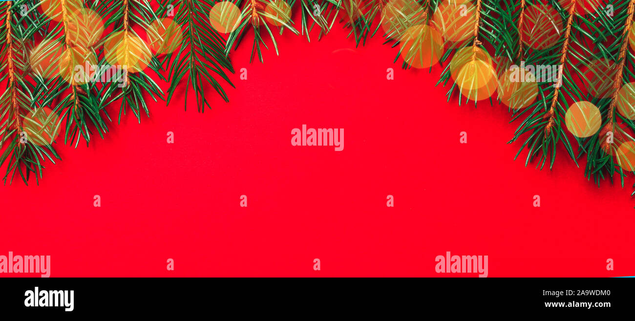 christmas tree top view Stock Photo - Alamy