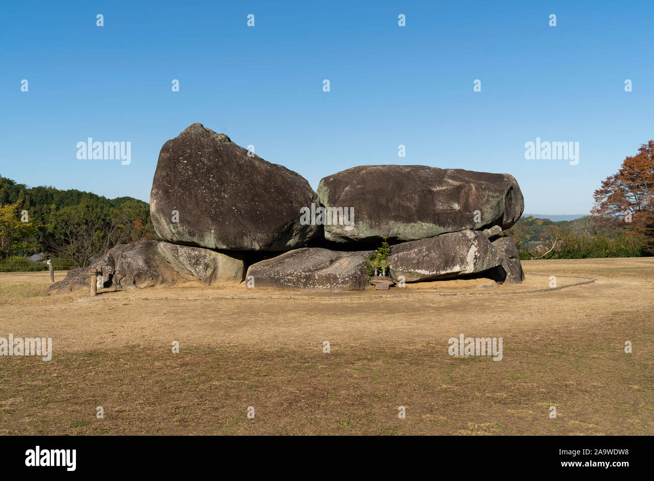 Ishibutai Kofun, Asuka Village, Nara Prefecture, Japan Stock Photo - Alamy