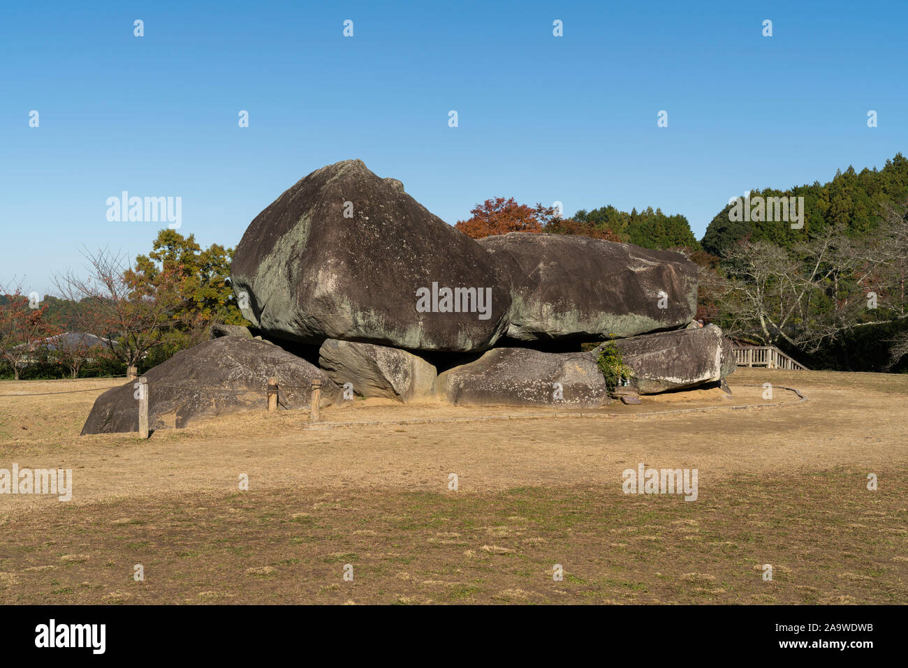Ishibutai Kofun, Asuka Village, Nara Prefecture, Japan Stock Photo - Alamy
