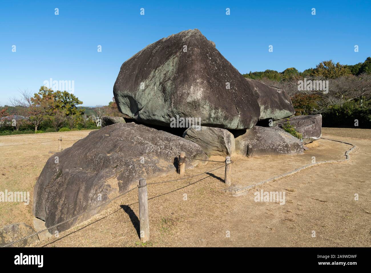 Ishibutai Kofun, Asuka Village, Nara Prefecture, Japan Stock Photo - Alamy