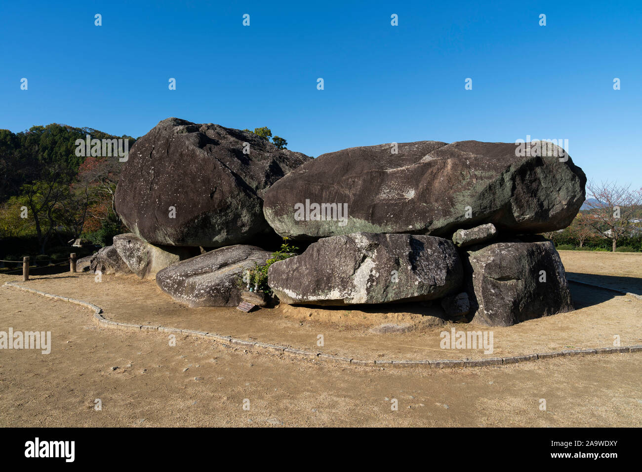 Ishibutai Kofun, Asuka Village, Nara Prefecture, Japan Stock Photo - Alamy