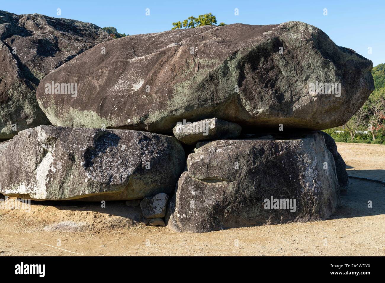 Ishibutai Kofun, Asuka Village, Nara Prefecture, Japan Stock Photo - Alamy