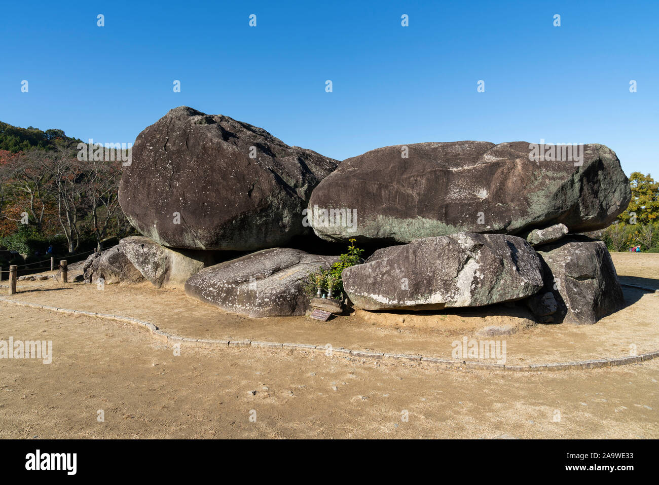 Ishibutai Kofun, Asuka Village, Nara Prefecture, Japan Stock Photo - Alamy