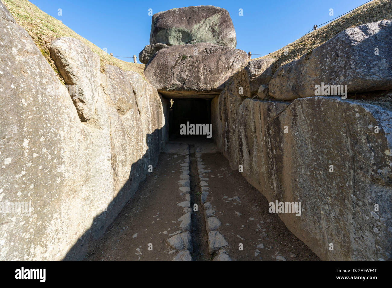 Ishibutai Kofun, Asuka Village, Nara Prefecture, Japan Stock Photo - Alamy