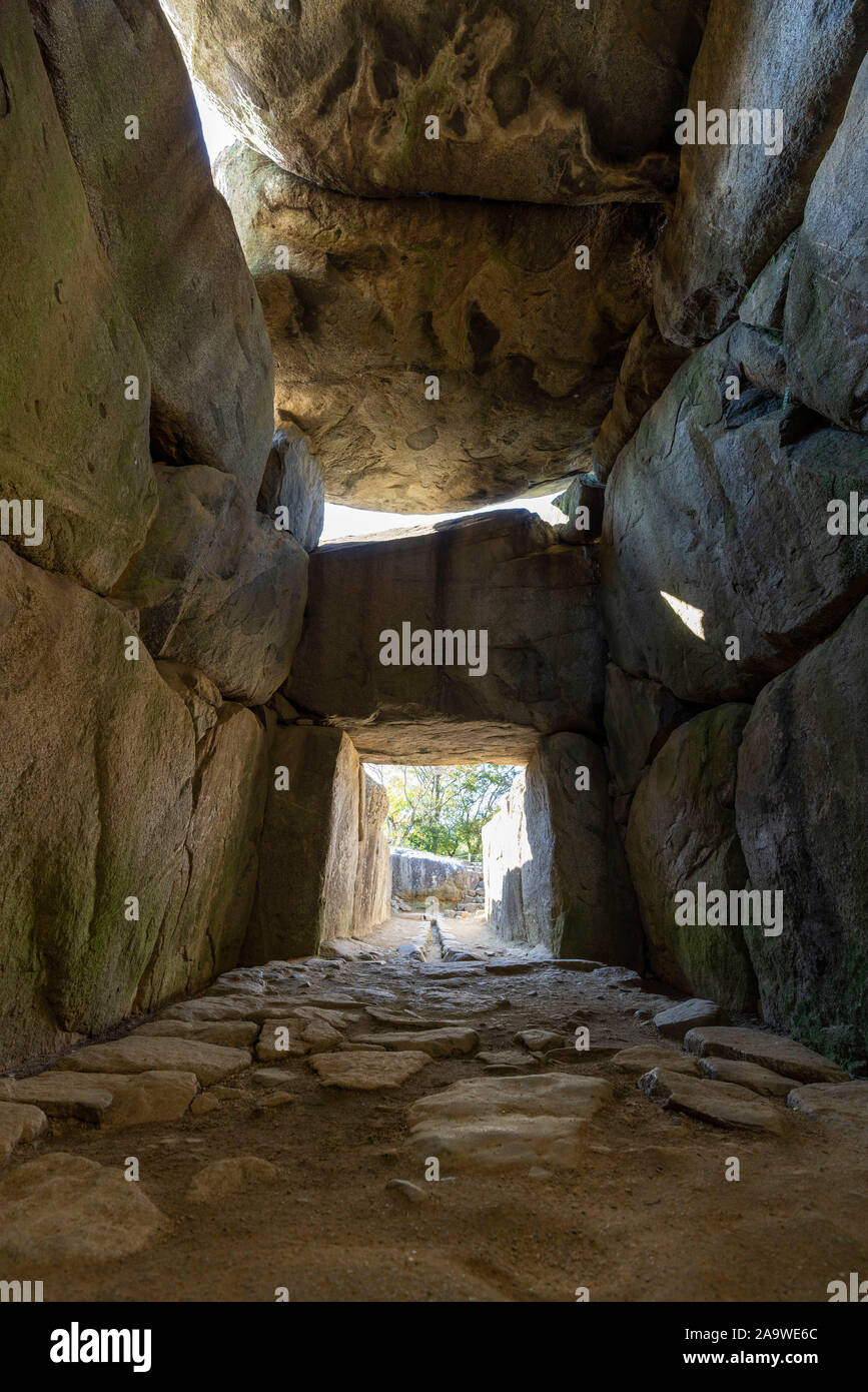Ishibutai Kofun, Asuka Village, Nara Prefecture, Japan Stock Photo - Alamy