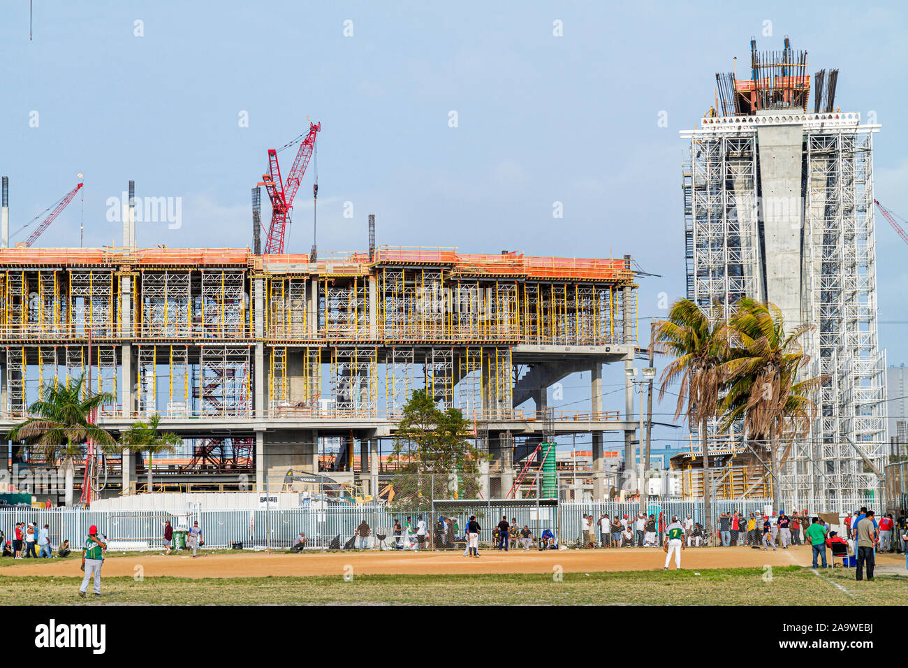 Miami Florida,Little Havana,Miami Ballpark,baseball stadium,under new ...