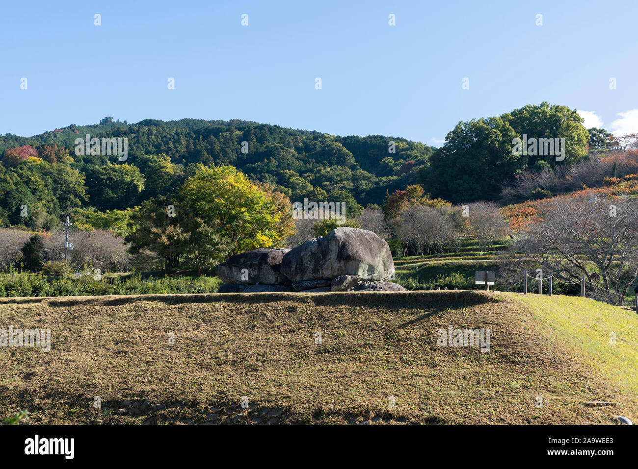 Ishibutai Kofun, Asuka Village, Nara Prefecture, Japan Stock Photo - Alamy