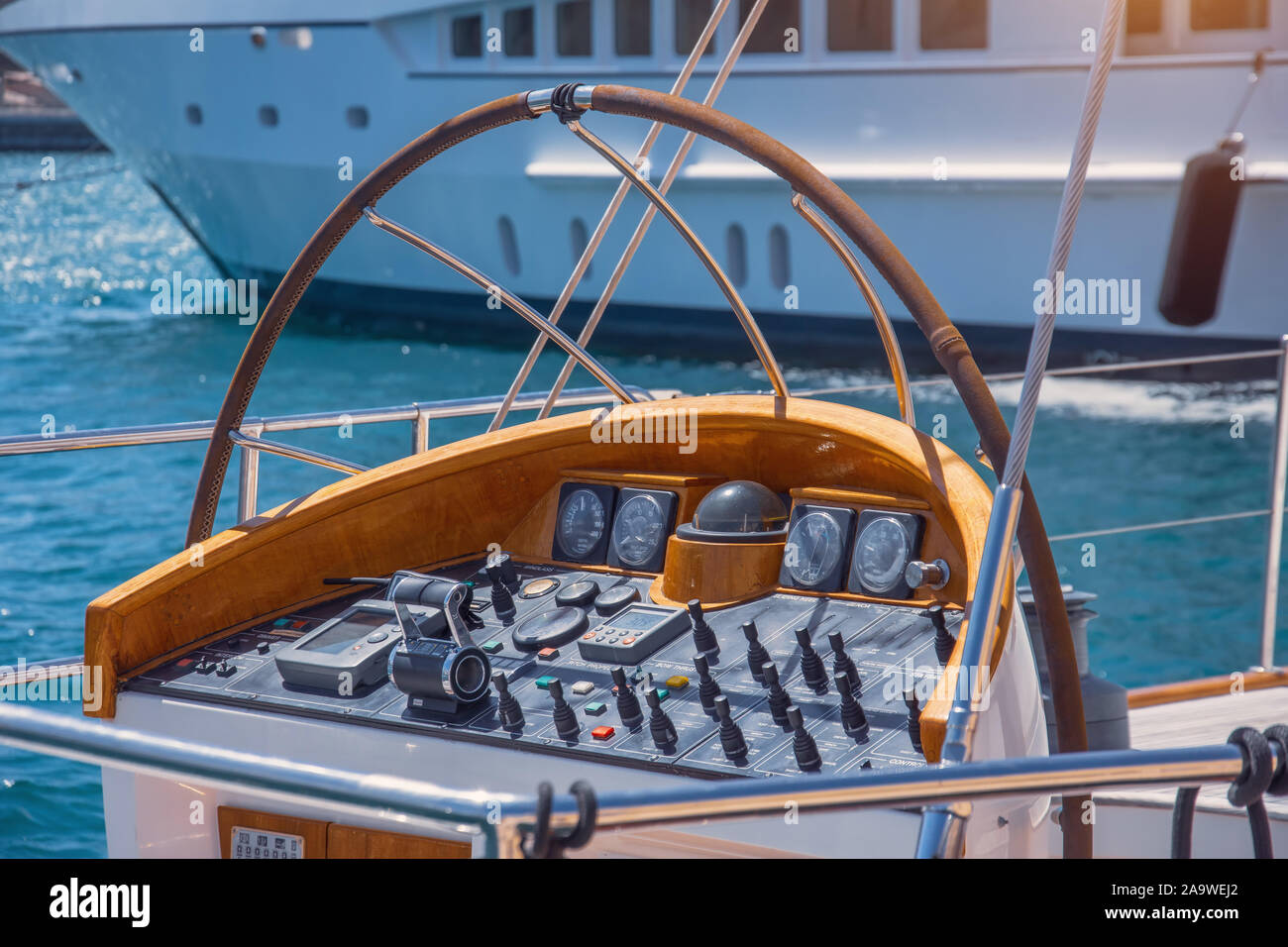 Cruise ship control panel sea hi-res stock photography and images - Alamy