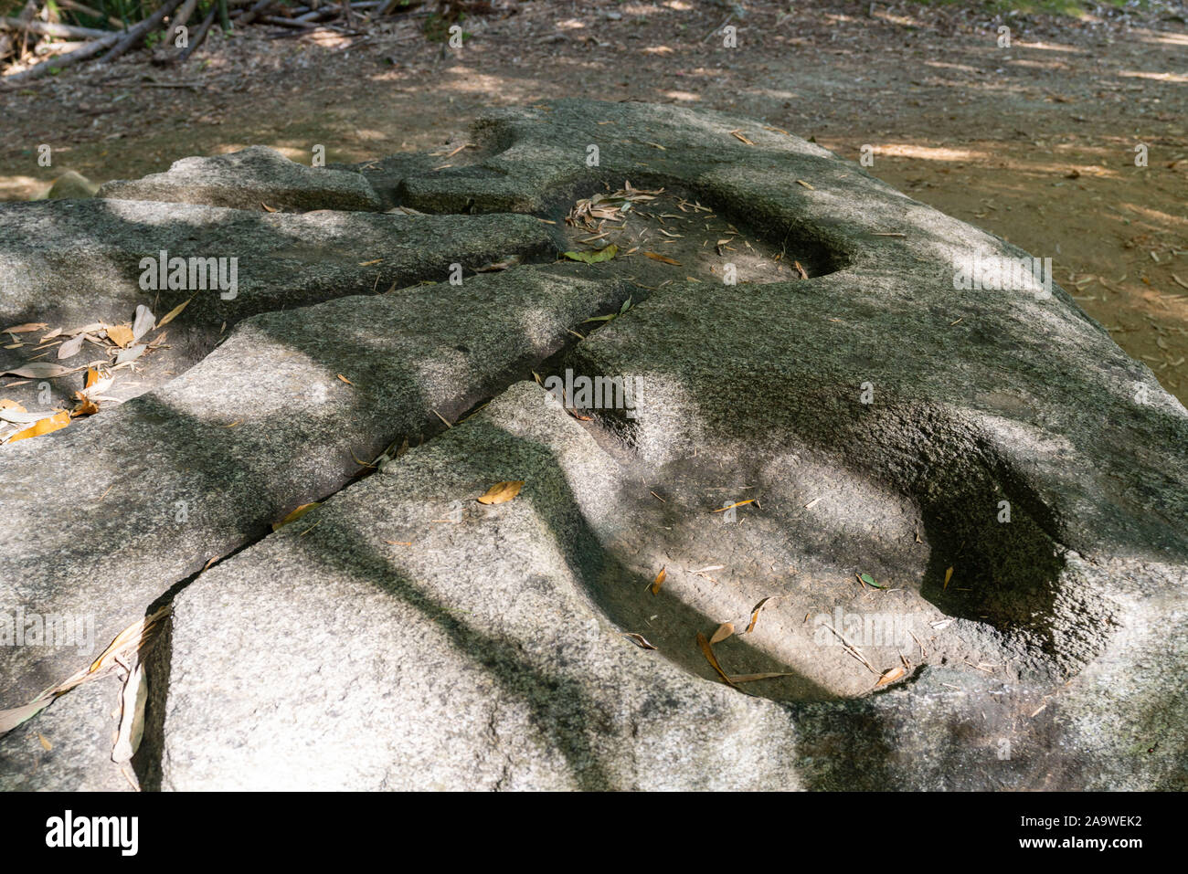 Sakafuneishi Ruins, Asuka Village, Nara Prefecture, Japan Stock Photo ...