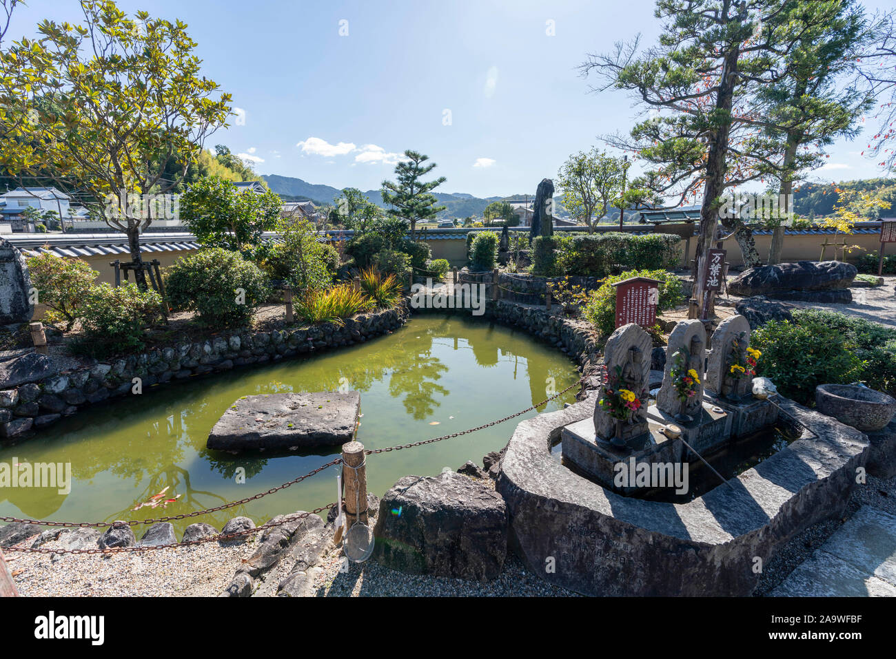 Asuka-dera temple, Asuka Village, Nara Prefecture, Japan Stock Photo ...