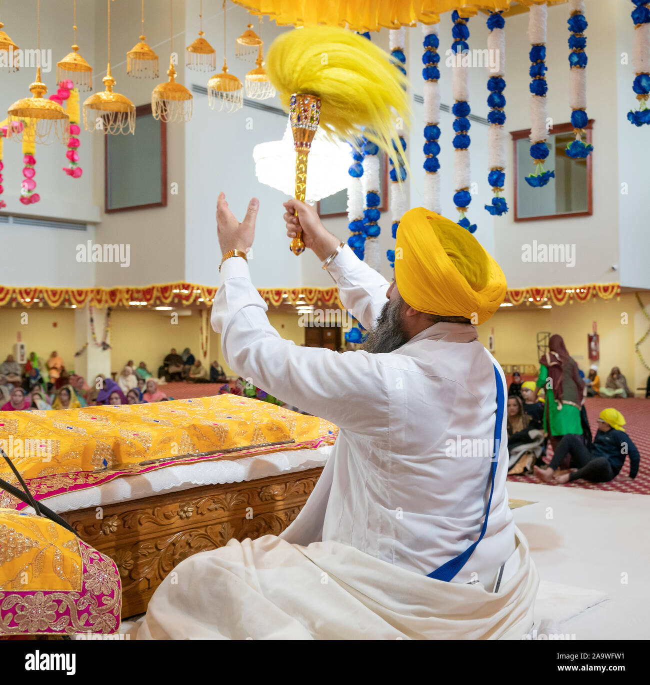 New York, NY - November 17, 2019: Das Gyani Bhupinder Singh attends ...