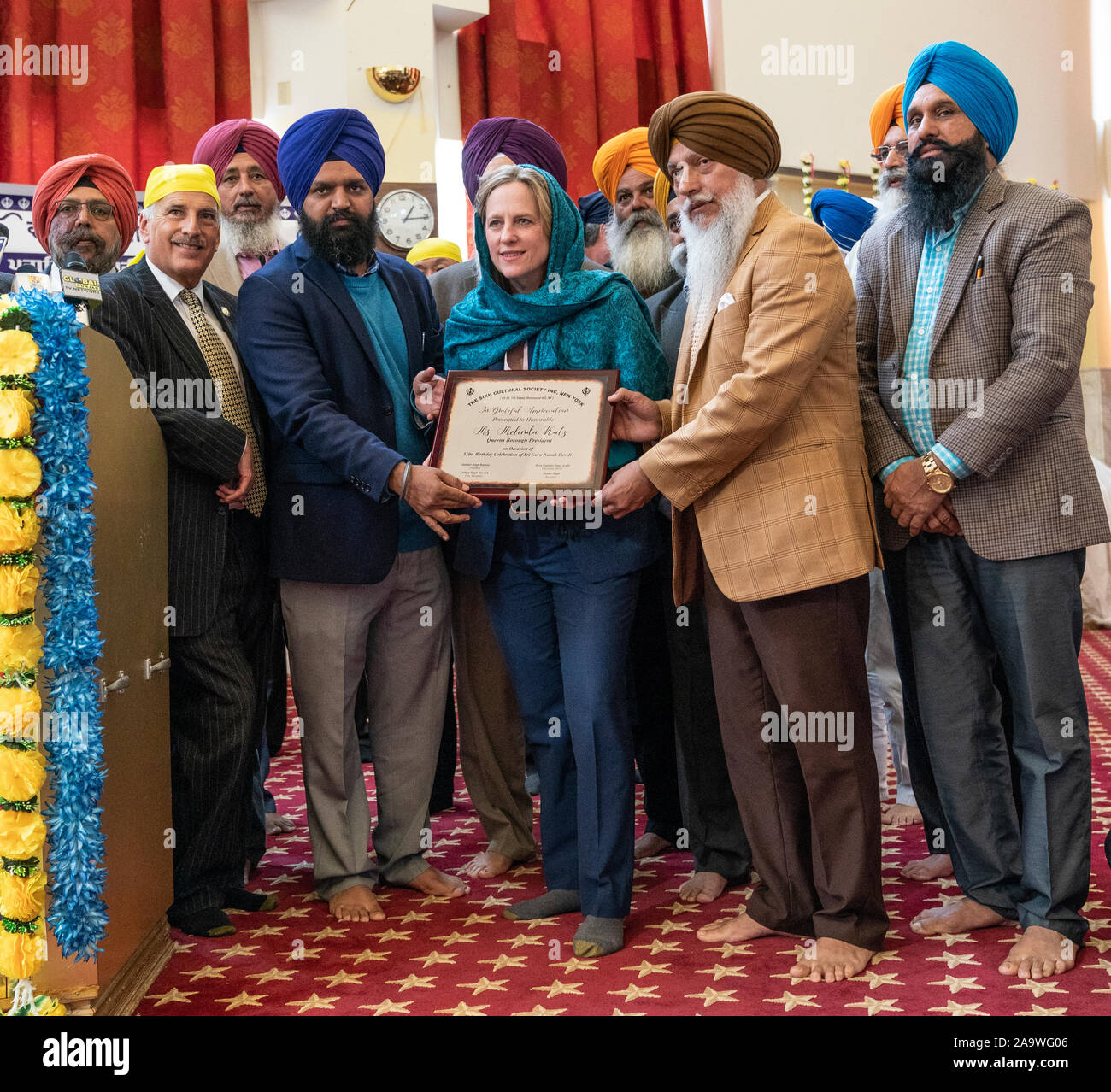 New York, NY - November 17, 2019: Queens Borough President Melinda Kats ...