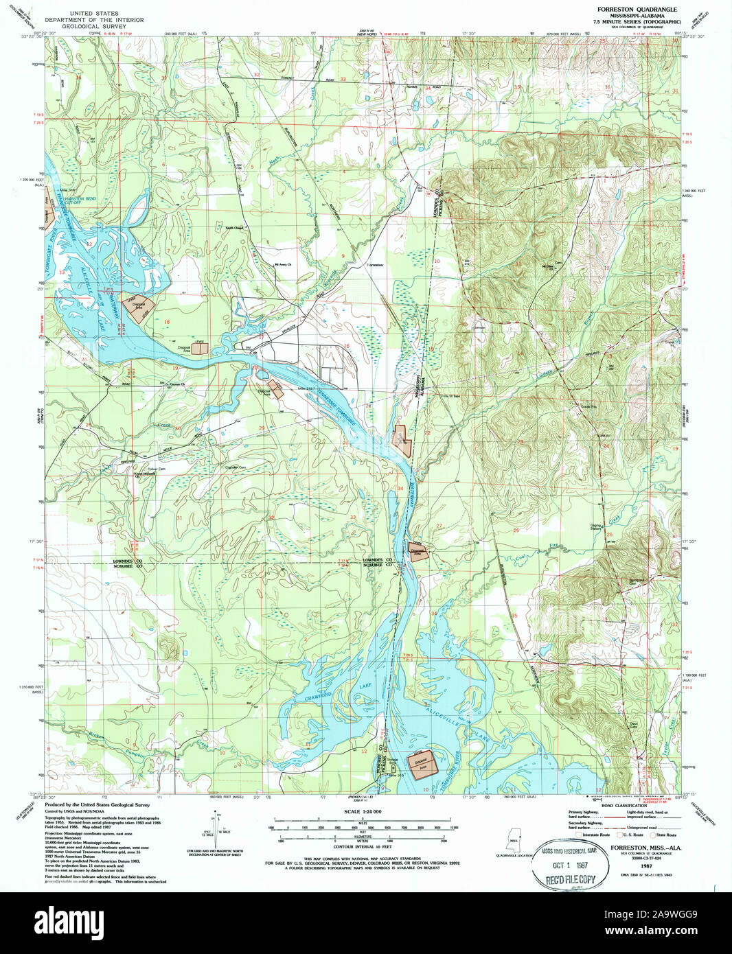 Map of forreston hi-res stock photography and images - Alamy