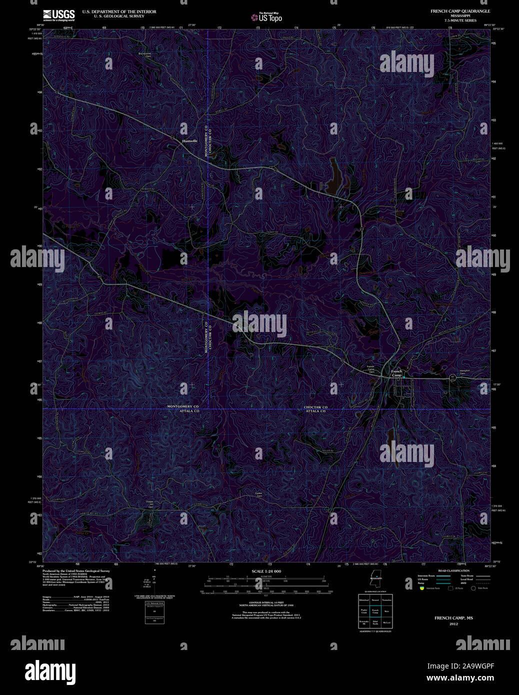 Map of french camp hi-res stock photography and images - Alamy
