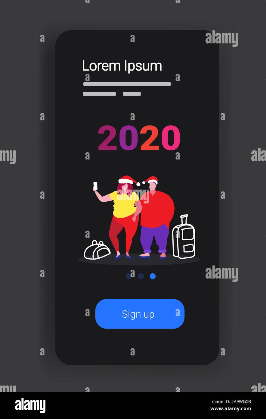 Selfie couple holiday Stock Vector Images - Alamy