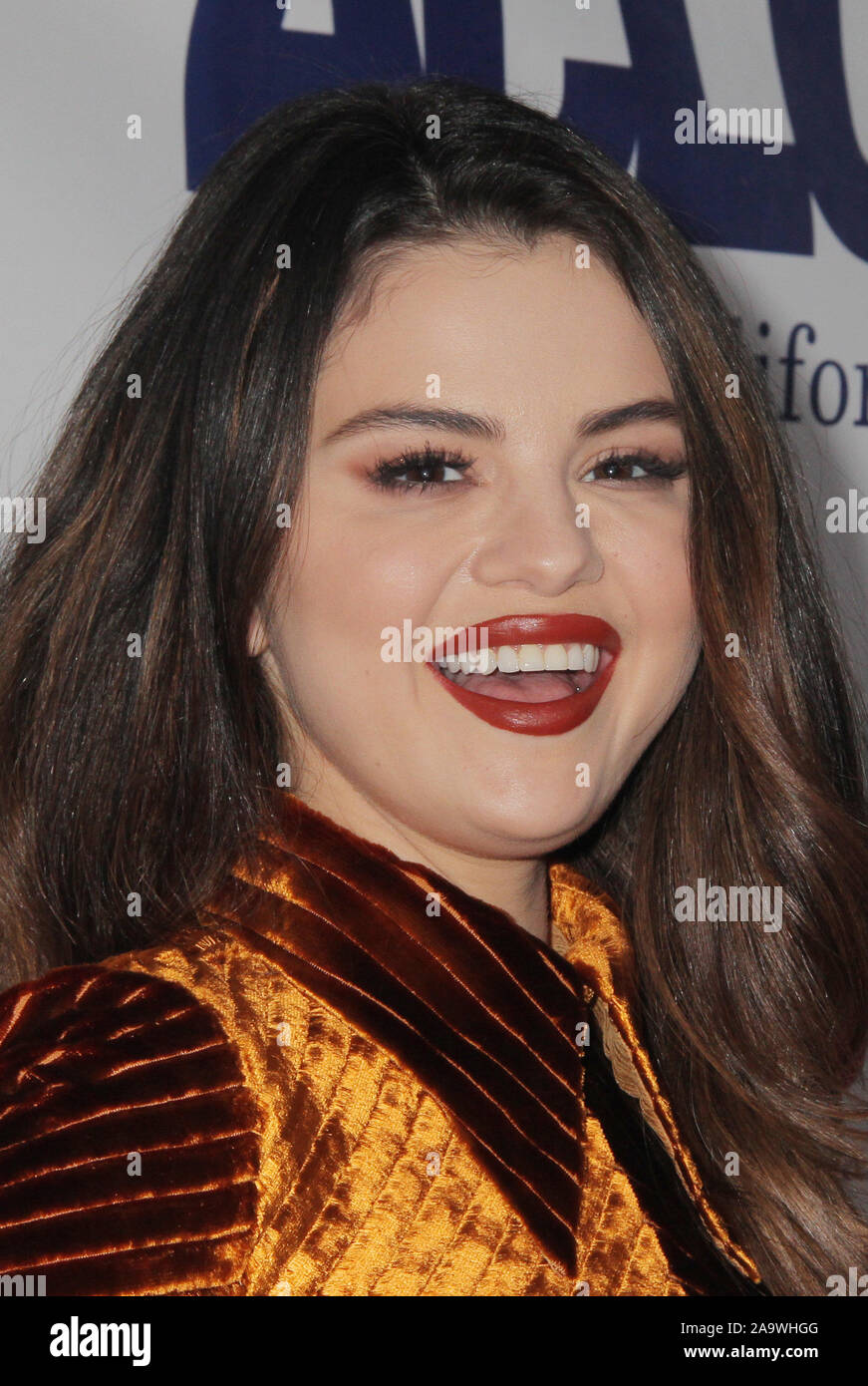 Selena Gomez 11/17/2019 ACLU SoCal's Annual Bill of Rights Awards Diner ...