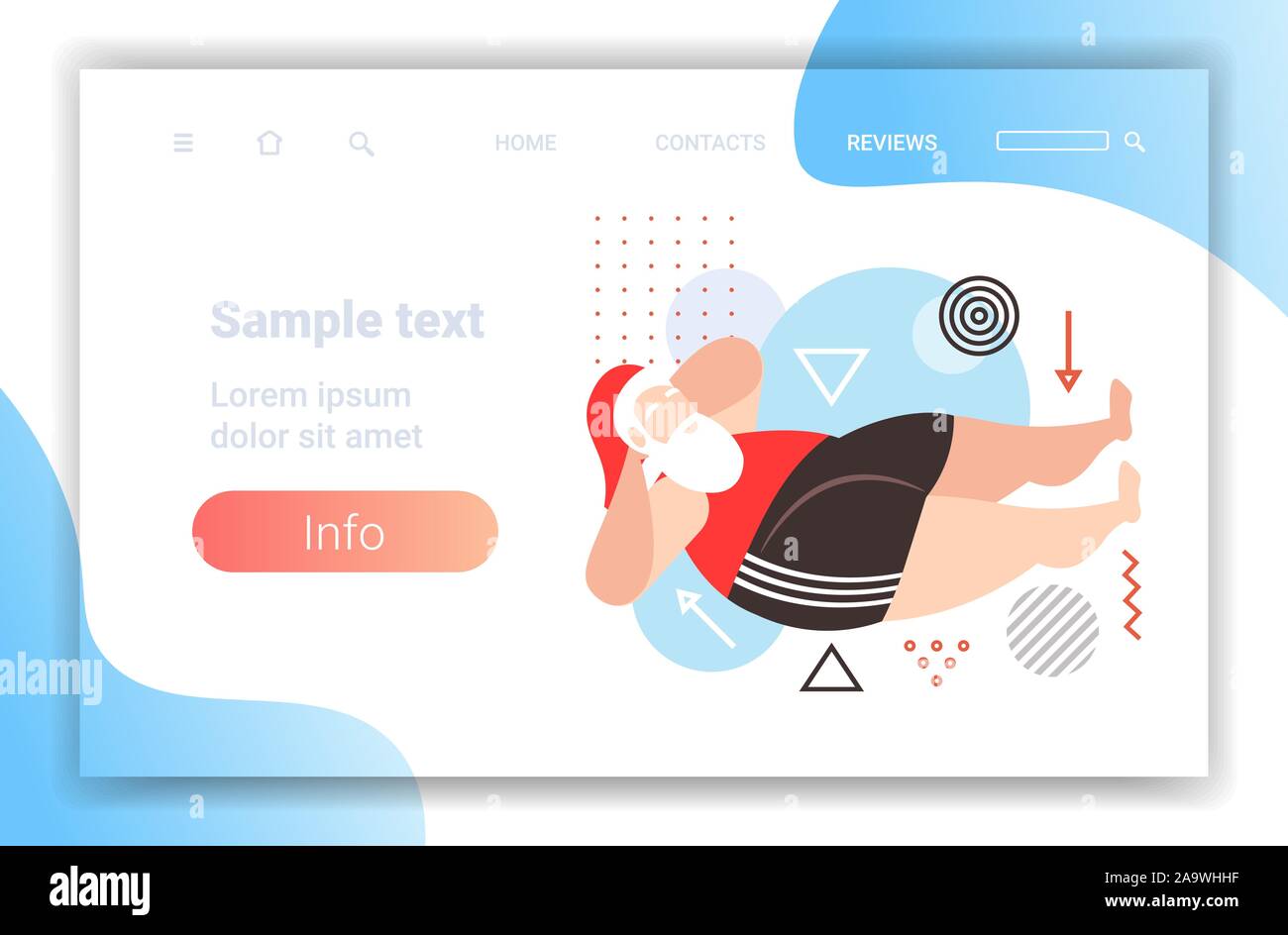 fat santa claus doing sit-ups abdominal exercises overweight bearded ...