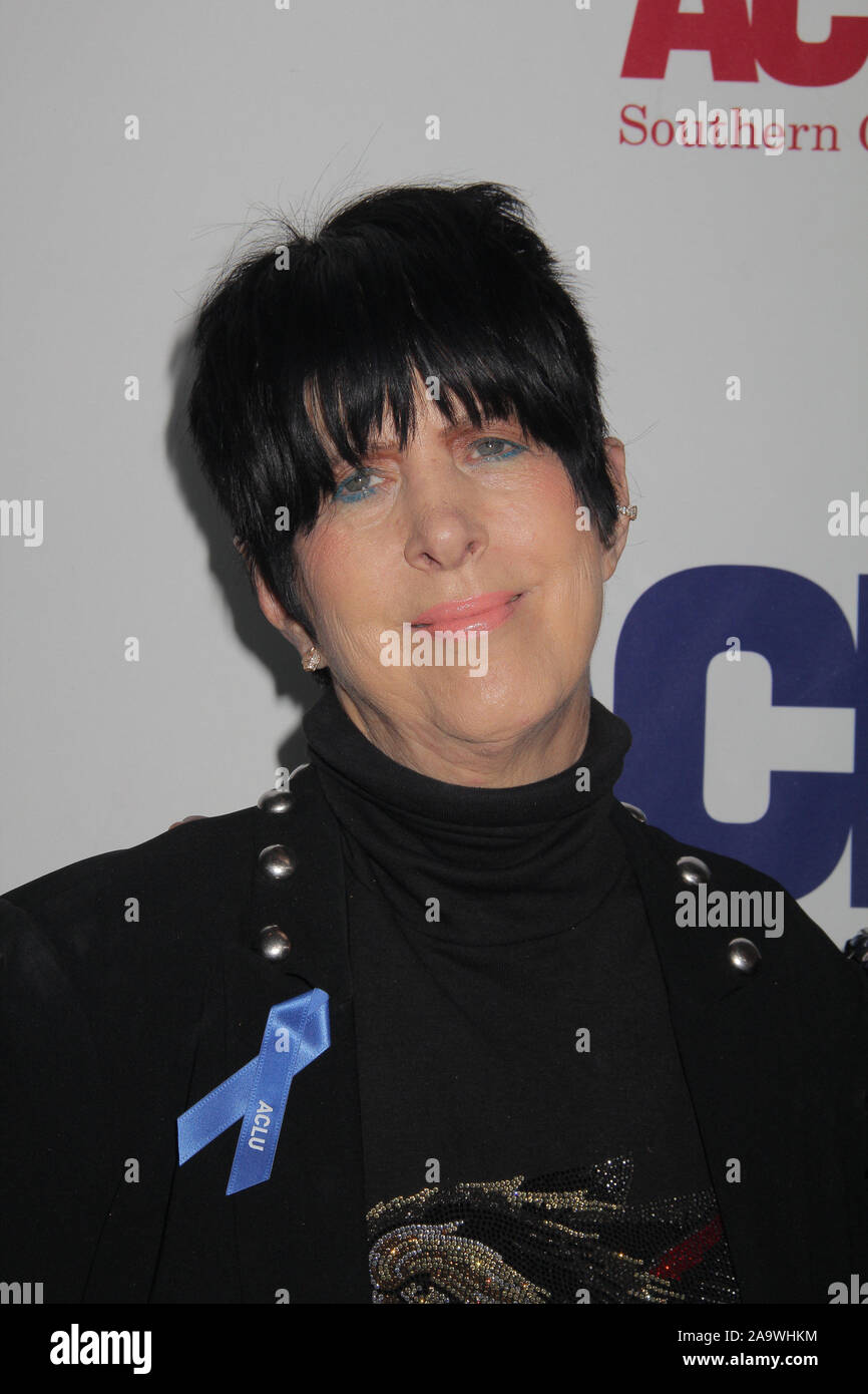 Diane Warren 11/17/2019 ACLU SoCal's Annual Bill of Rights Awards Diner ...