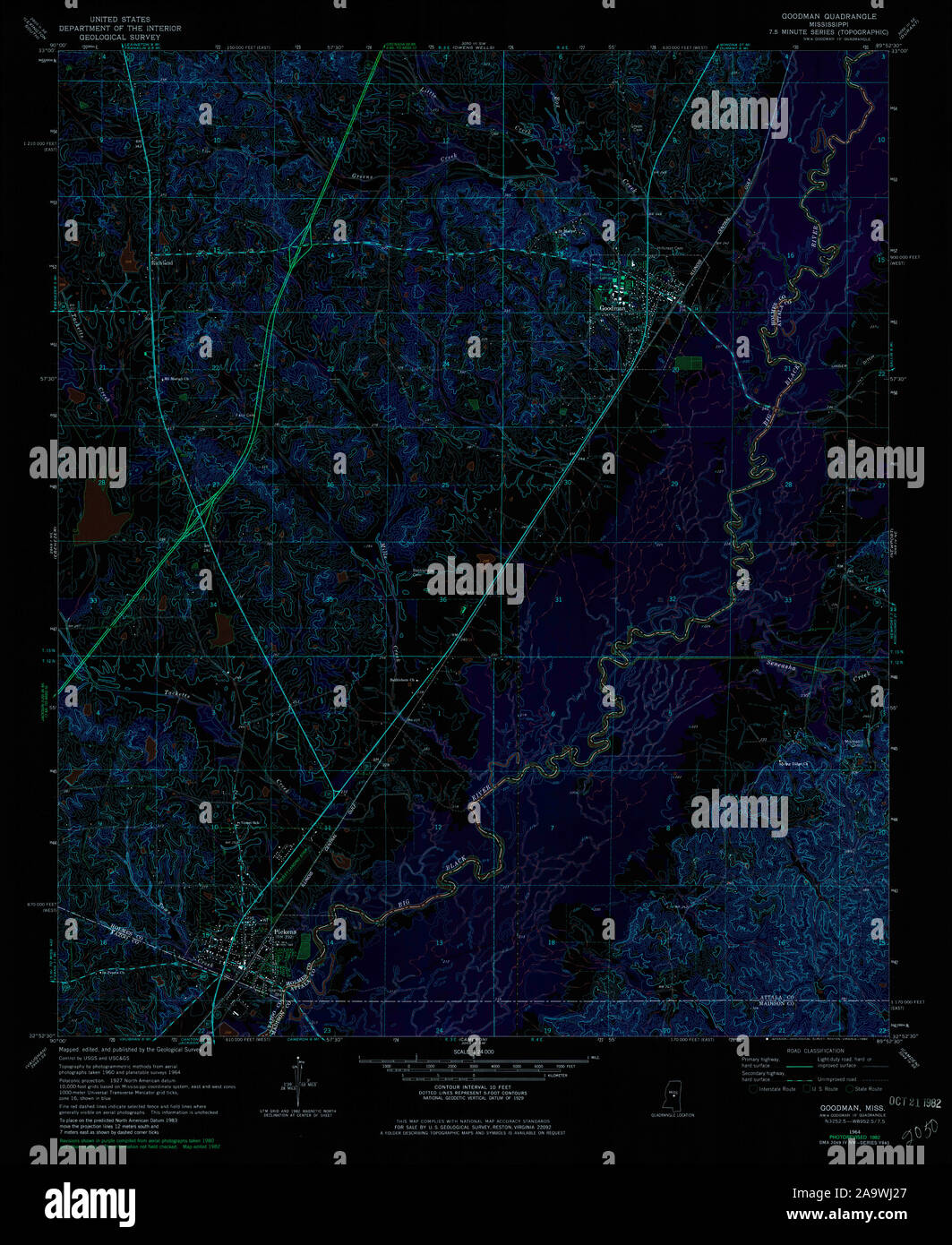 Map of goodman hi-res stock photography and images - Alamy