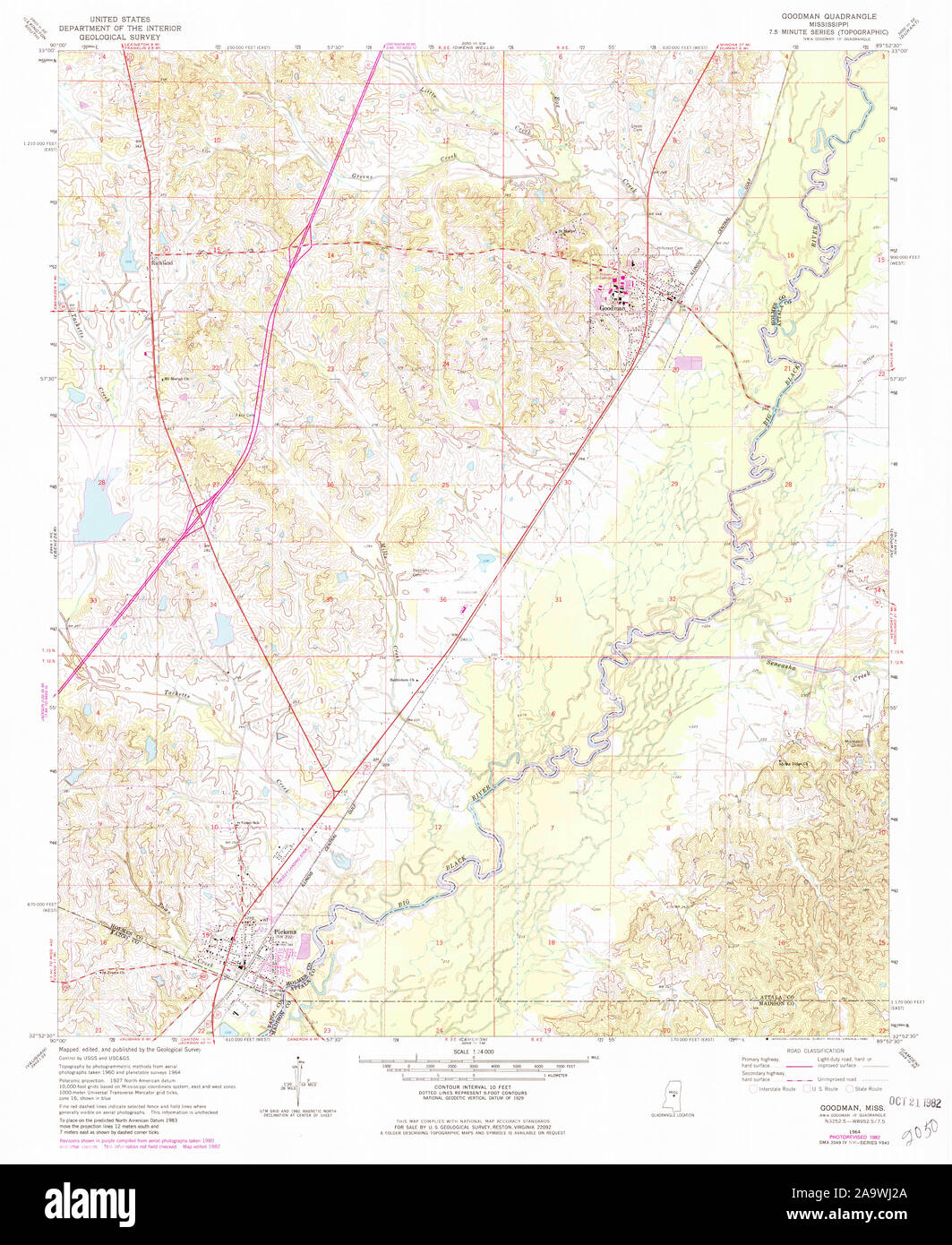 Map of goodman hi-res stock photography and images - Alamy
