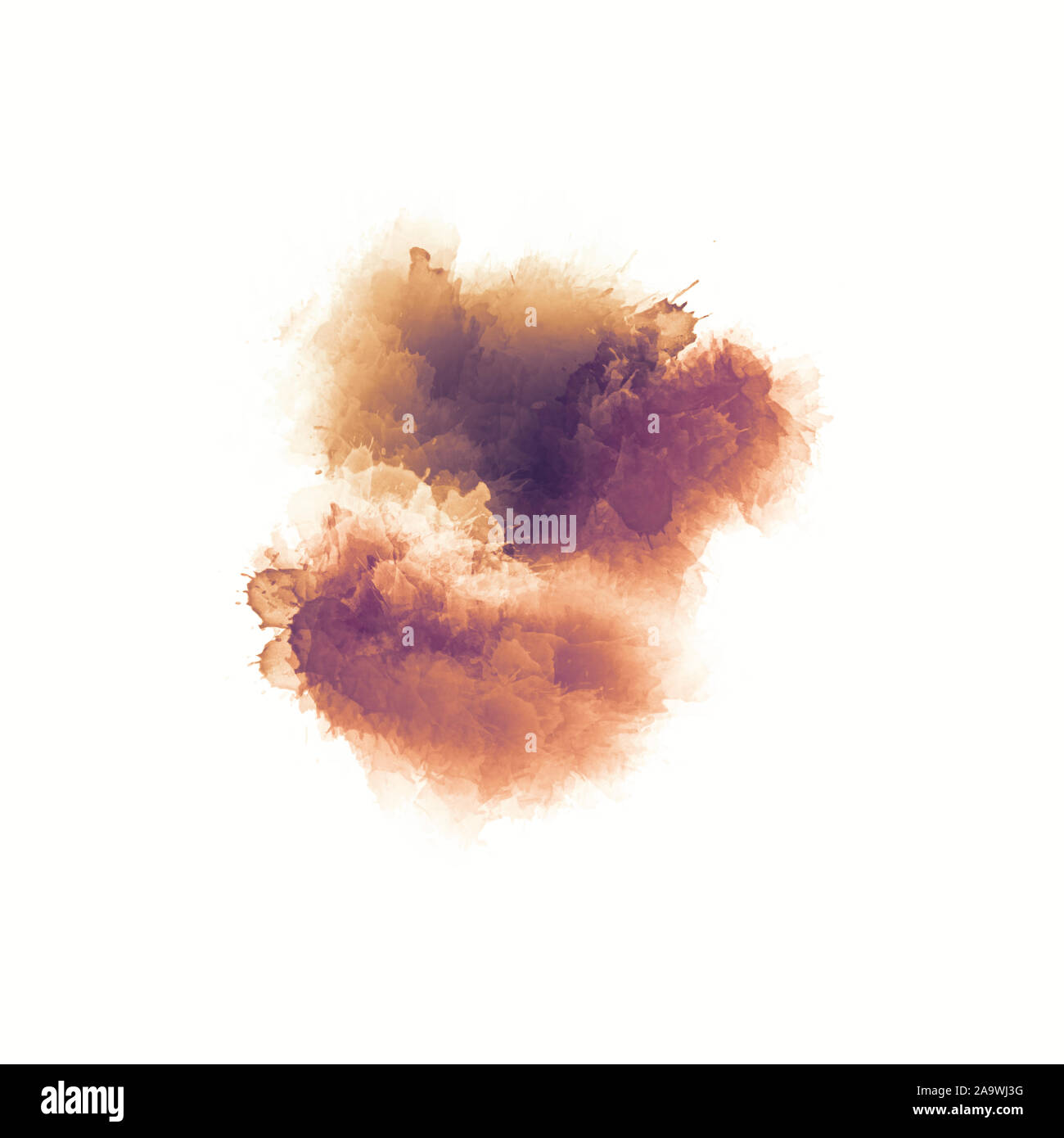 Abstract paint smudges in Cut Out Stock Images & Pictures - Alamy