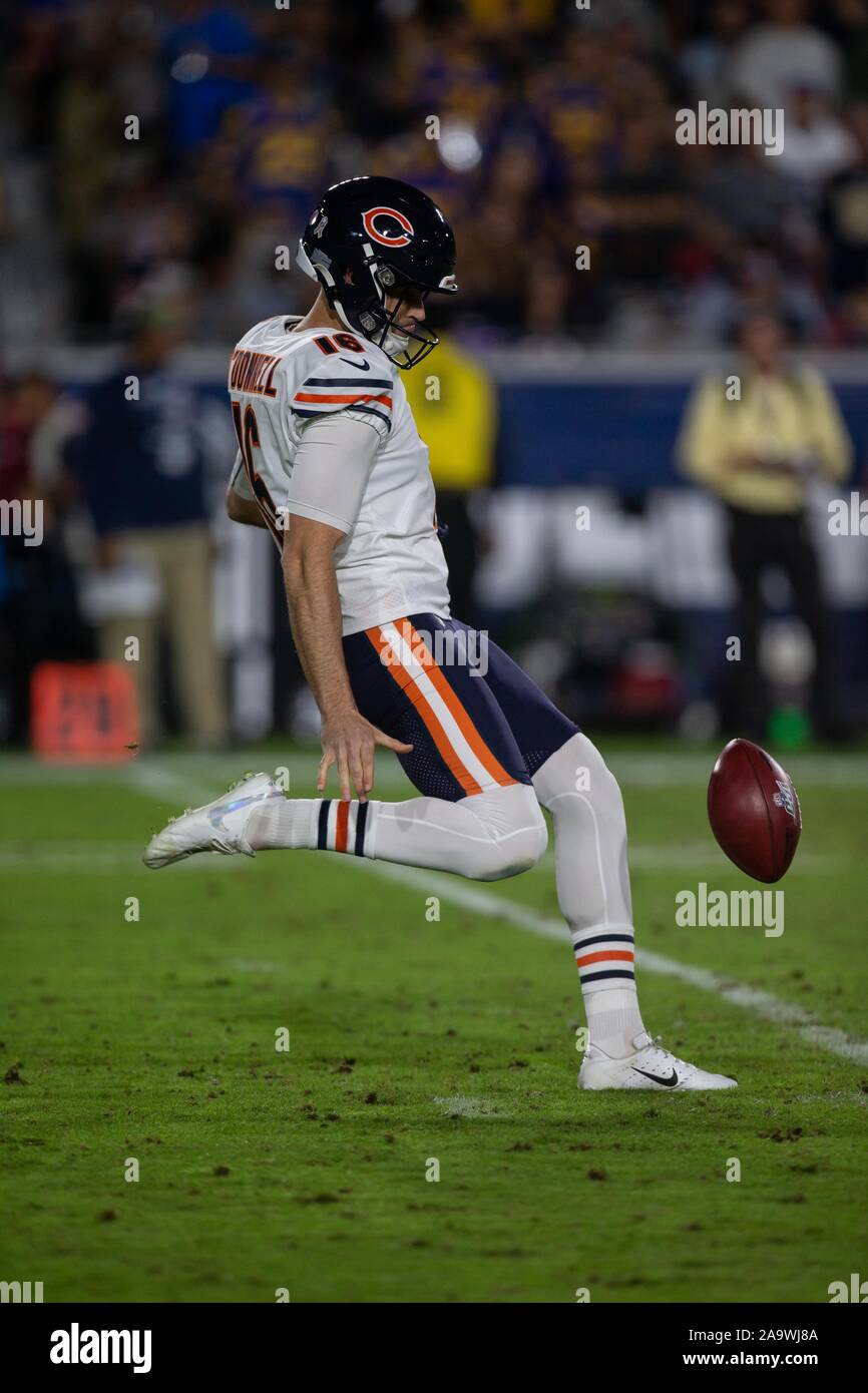 Los Angeles, CA. 17th Nov, 2019. Chicago Bears punter Pat O'Donnell (16 ...