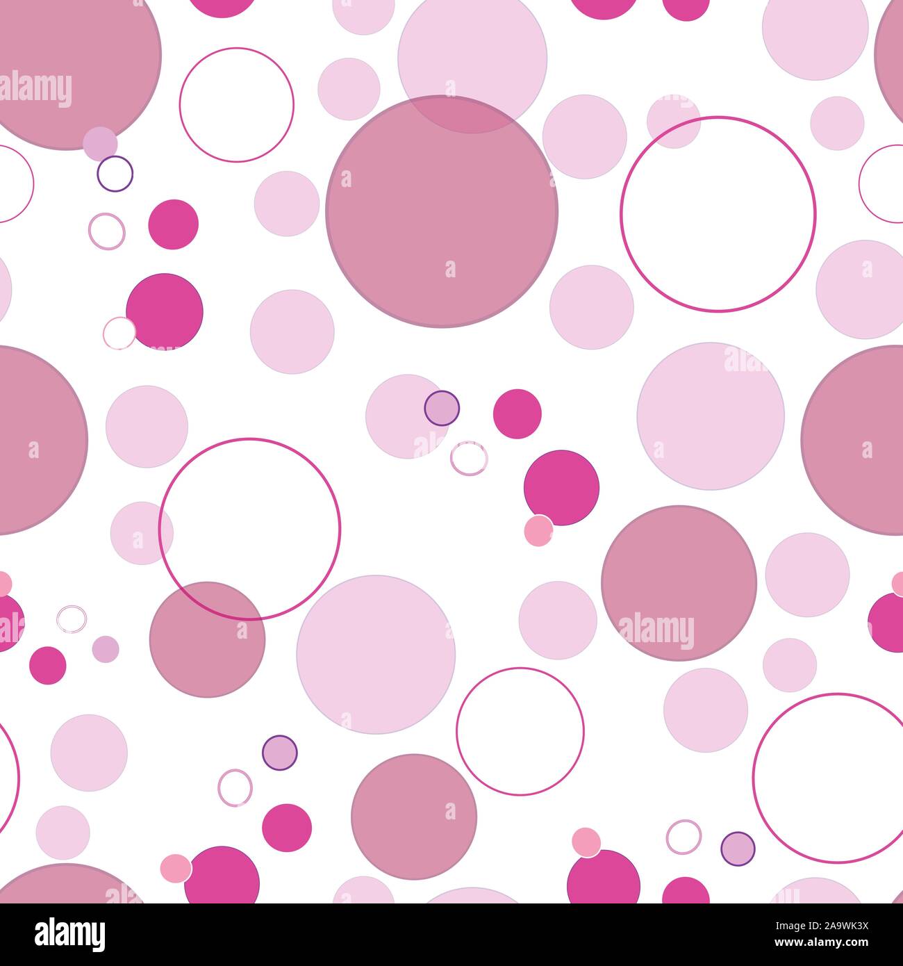 Bouncing circles, Pink bubbles floating over entire background, surface ...